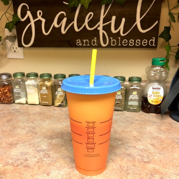 Other | New Apricot Starbucks Color Changing Cold Cup 24oz | Poshmark